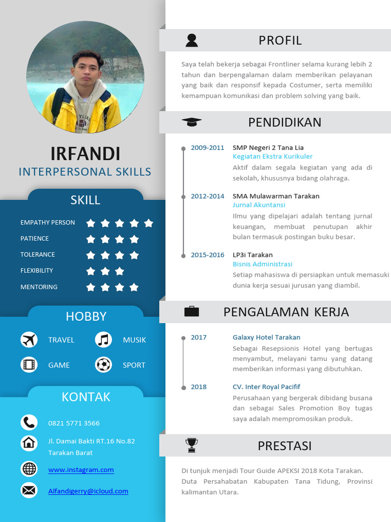 Contoh CV Frontliner Bank Muamalat | PDF