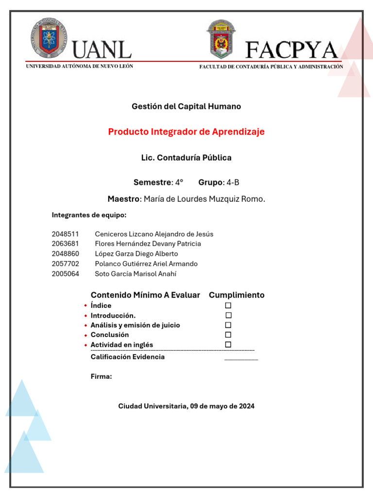 Equipo 5 PIA GCH | PDF | Economias | Business