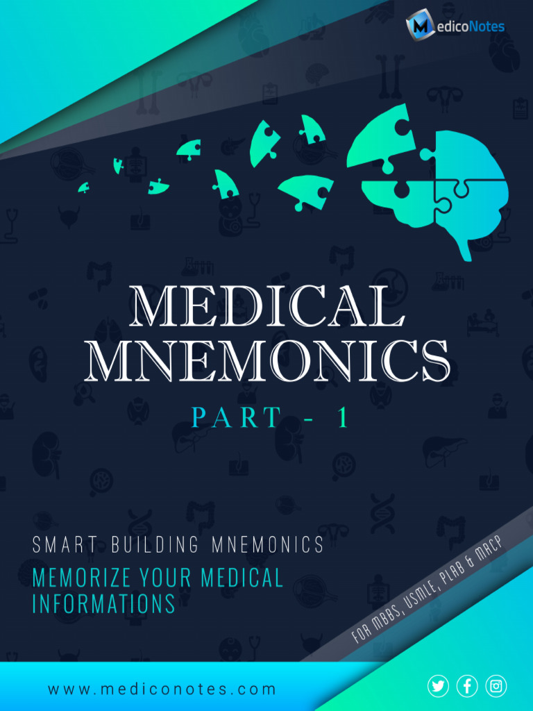 Medical Mnemonics Ebook - Free Samples | PDF