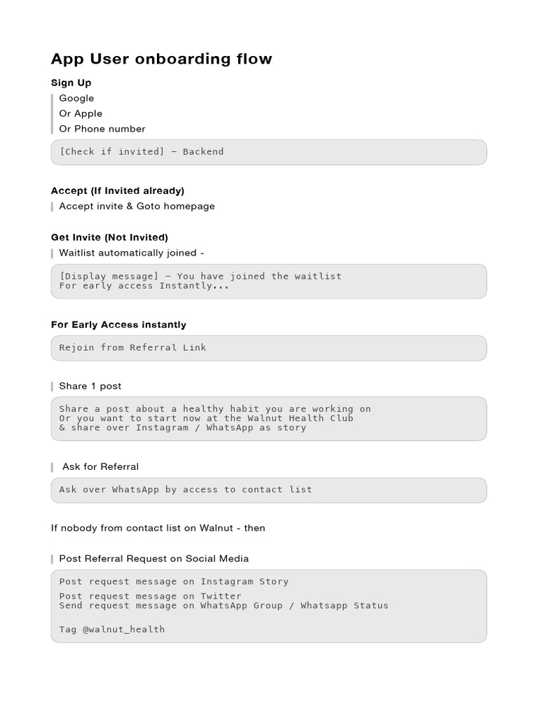 App User Onboarding and Referral Guide | PDF