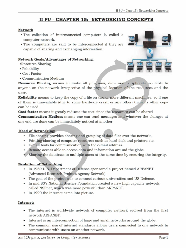 Networking Concepts | PDF