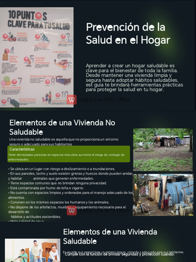 Prevencion De La Salud En El Hogar Pdf Agua Higiene