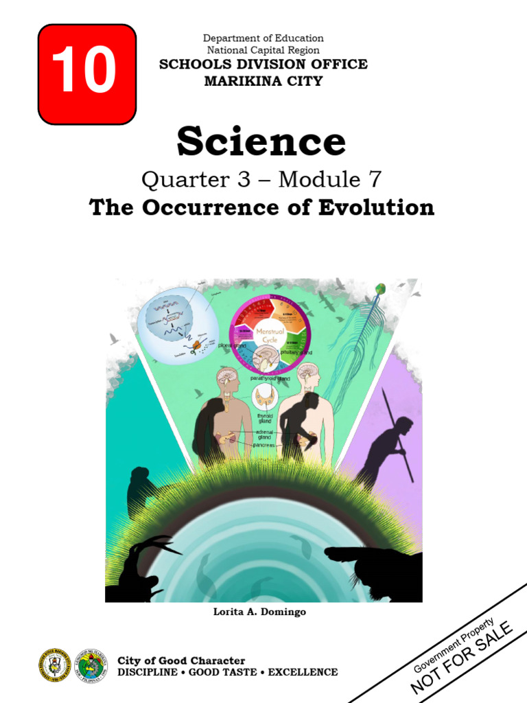 SCI10 Q3 M7 The Occurrence of Evolution | PDF | Natural Selection | Evolution