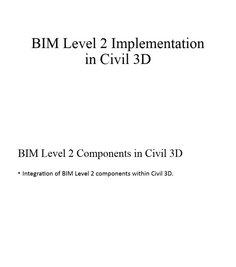 BIM Level2 Presentation | PDF