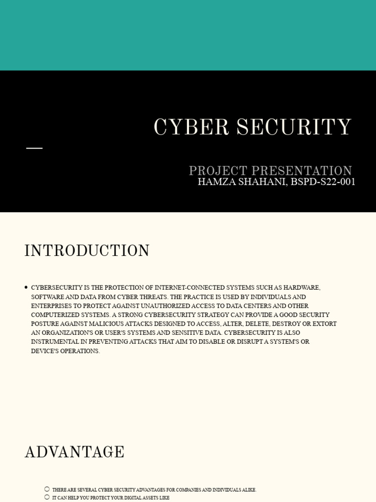 Introducing to Cyber Security | PDF | Security | Computer Security