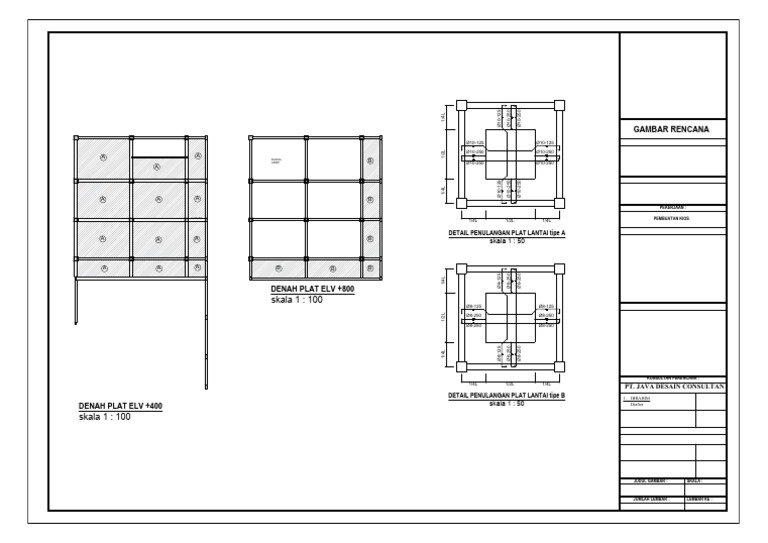 Denah Plat Lantai | PDF