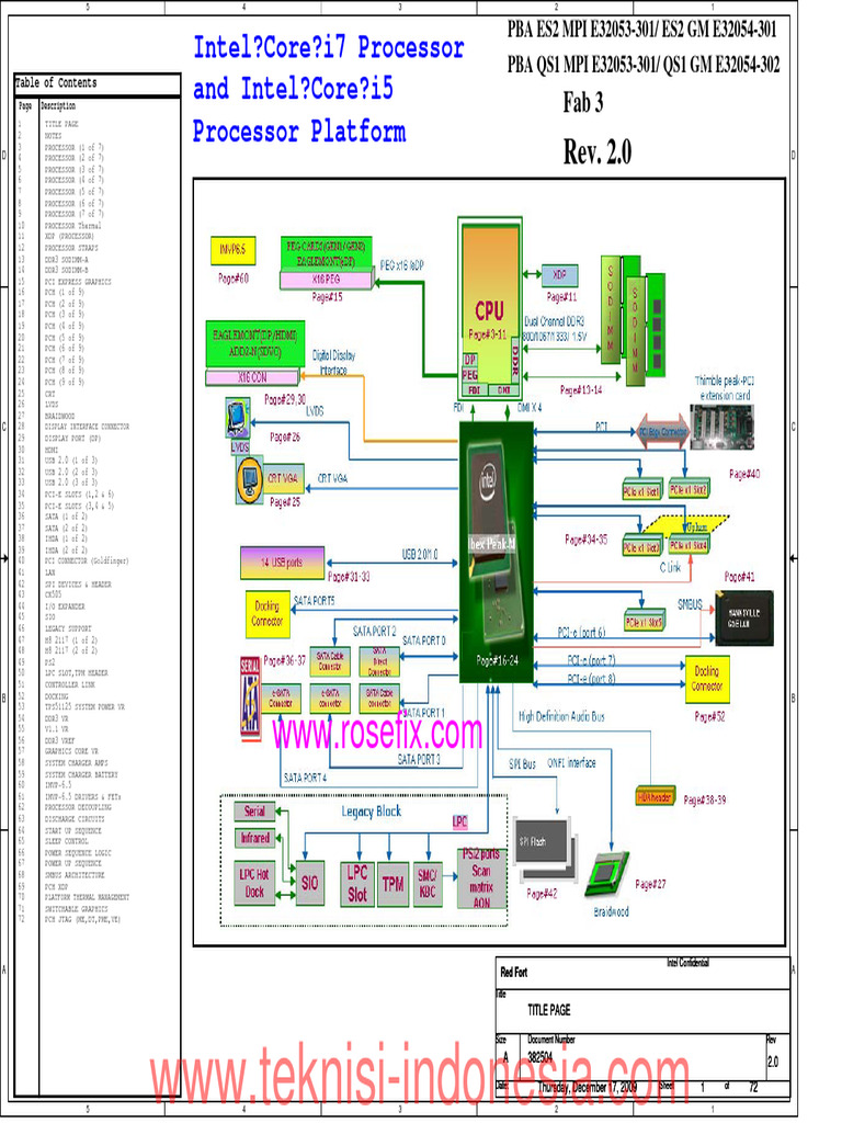 .CRB - SCH - Rev - 2 - 0 IntelCorei7 Processor and Intel Corei5 Processor Platform | PDF ...