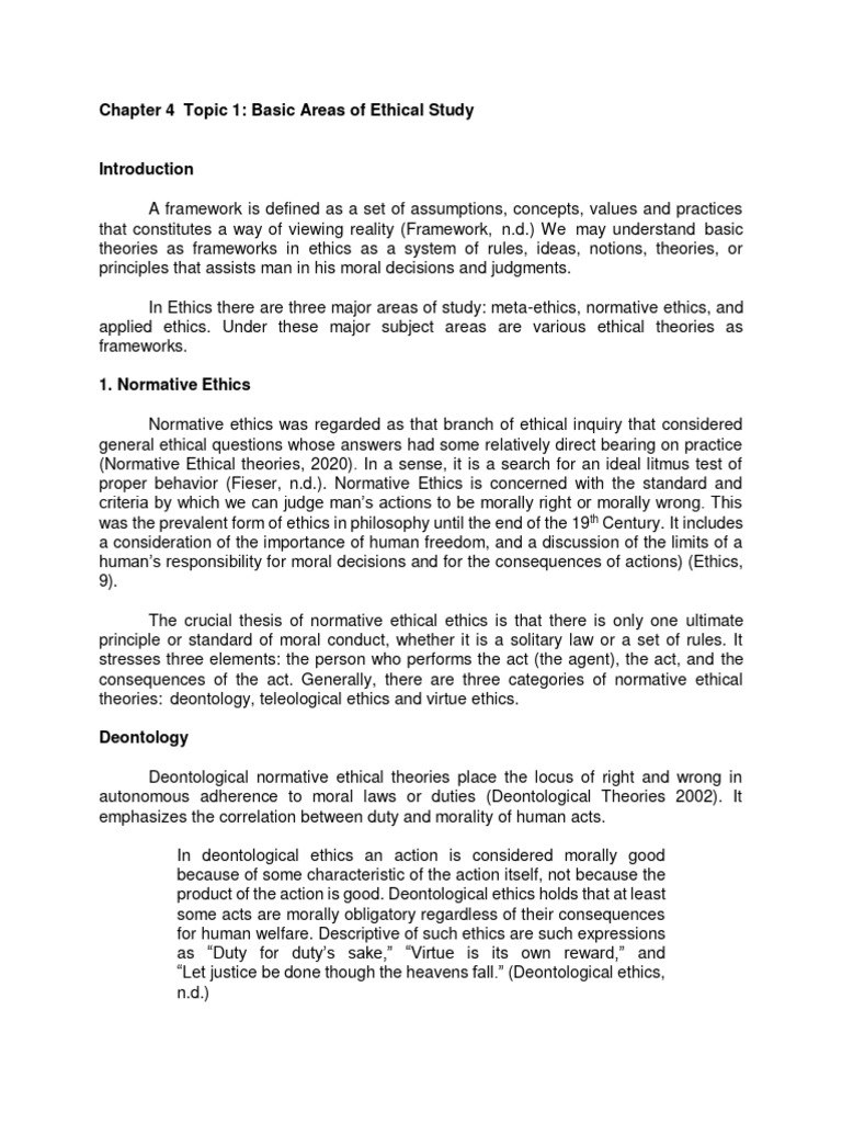 GEC 7 Chapter 4 Topic 1 Basic Areas of Ethical Study | Download Free ... GEC 7 Chapter 4 Topic 1 Basic Areas of Ethical Study | Download Free ...
