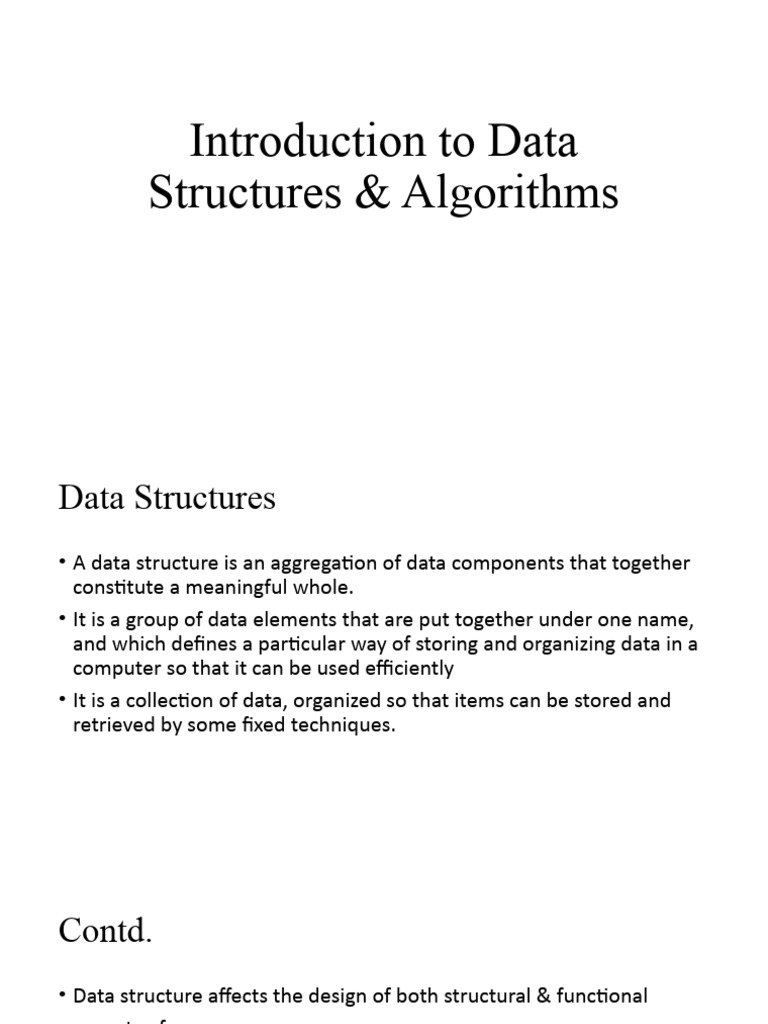 Lecture 1 Pdf Data Type Computing
