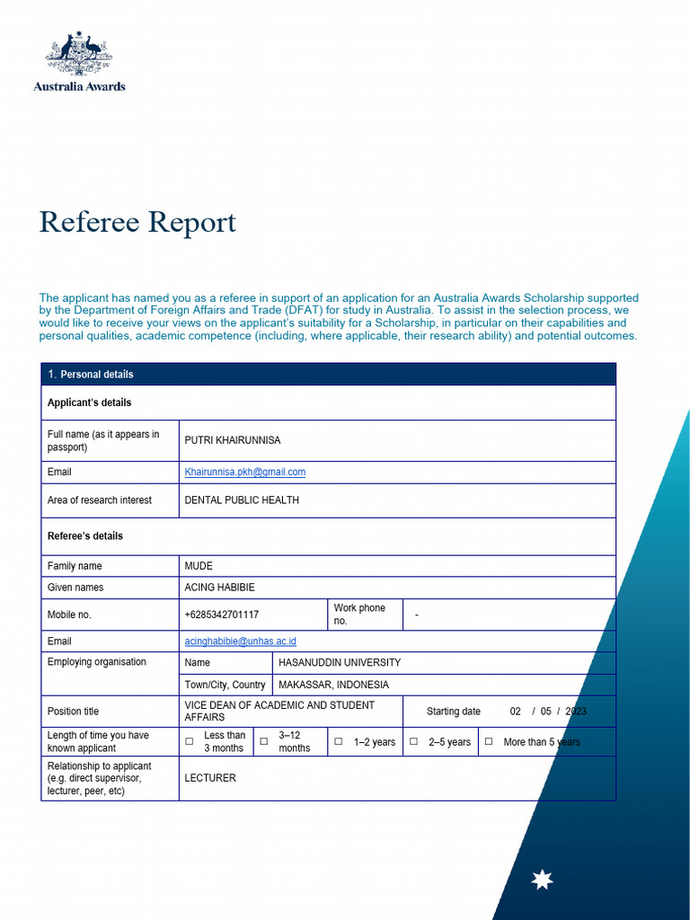 DRG Acing Referee Reports | PDF | Motivation | Motivational
