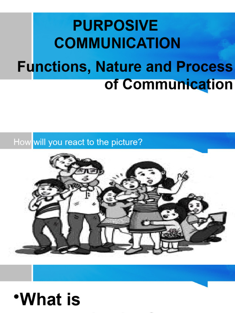 Purposive Communication | Download Free PDF | Communication | Nonverbal ...