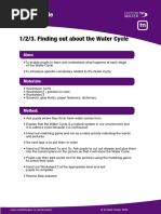 My Life as a Water Droplet Story | PDF | Water | Water Cycle