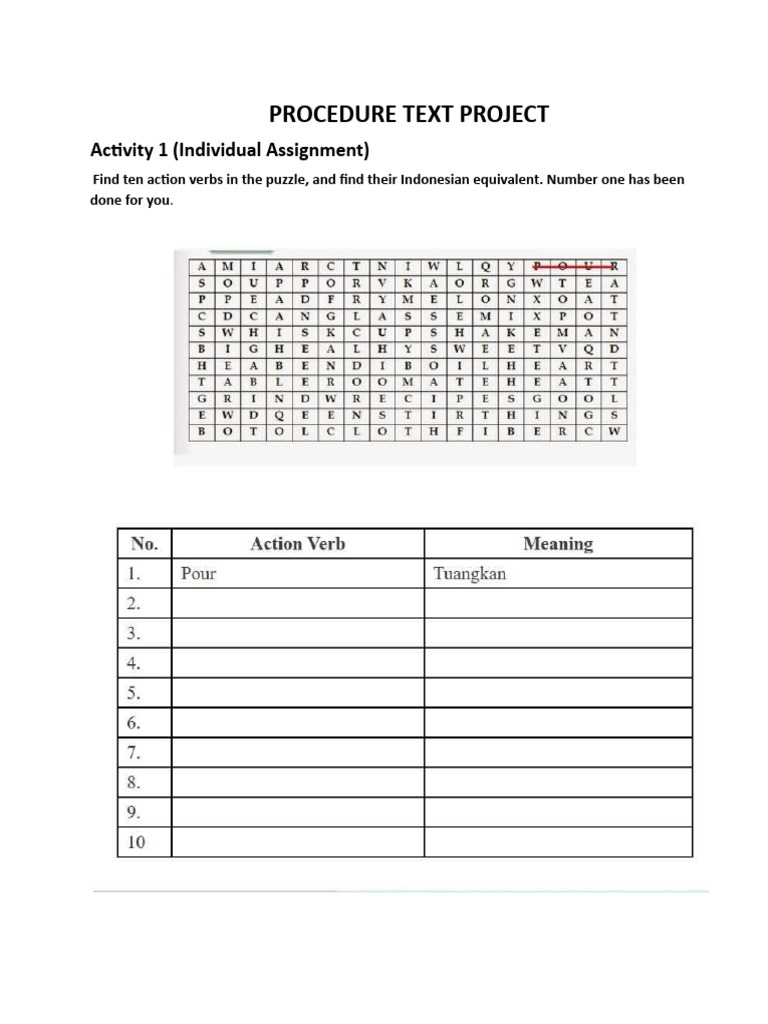 procedure assignment 2-2023 rama | PDF | Linguistics | Syntax