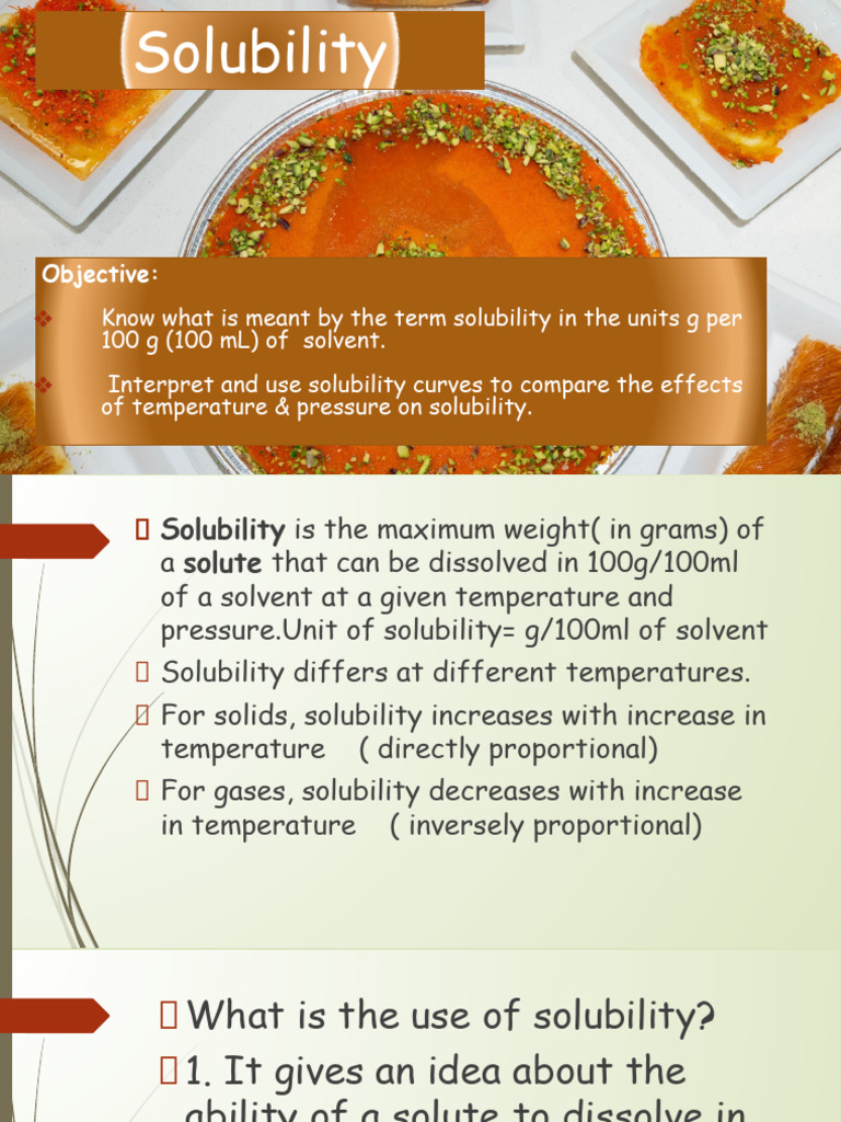 Solubility and Solubility Curves | PDF | Solubility | Solvation