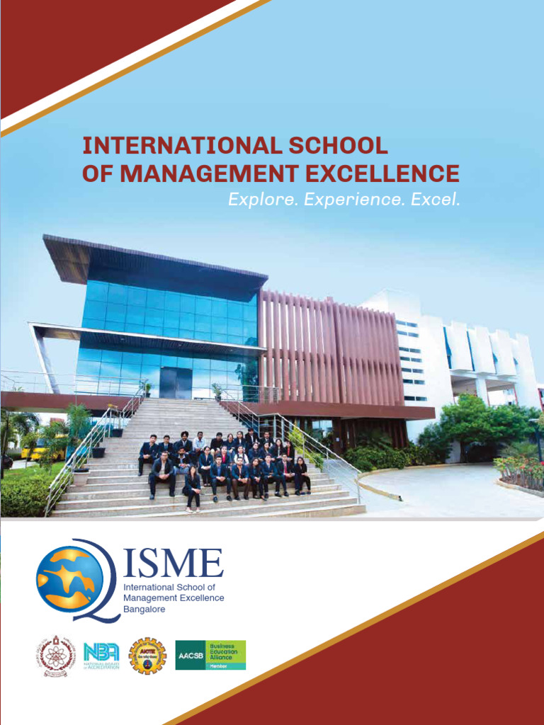 ISME Admission Brochure 2020 Web Version 2 | PDF | Business