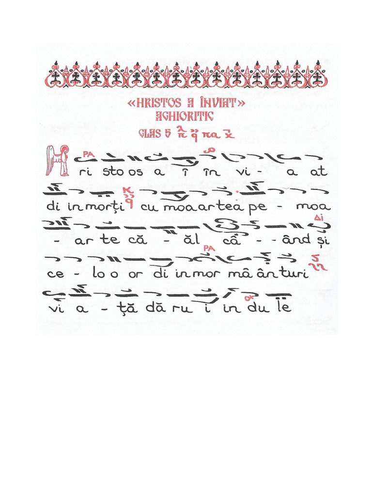 Hristos A Inviat GL 5 | PDF