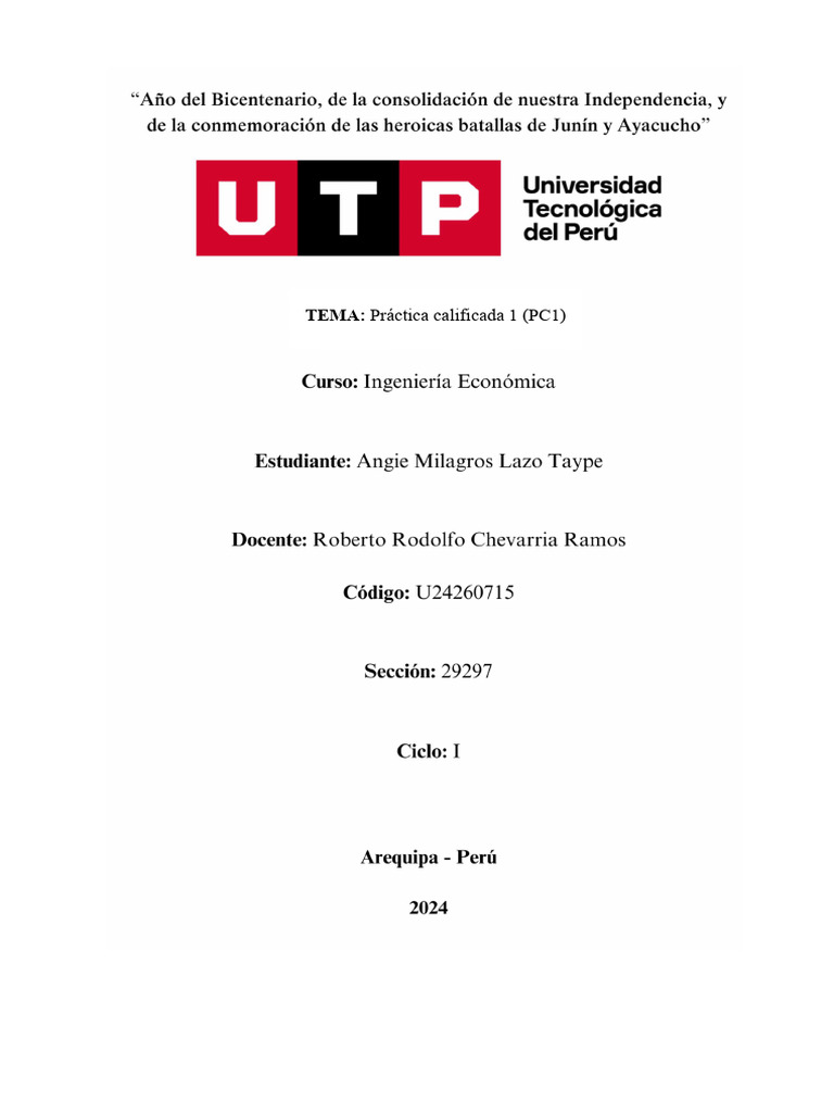 Practica Calificada 1 - Angie Lazo | PDF | Intervalo de confianza ...