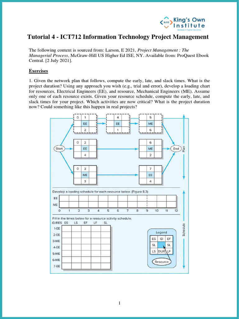ICT712 - Tutorial 4 Answers | PDF | Computing