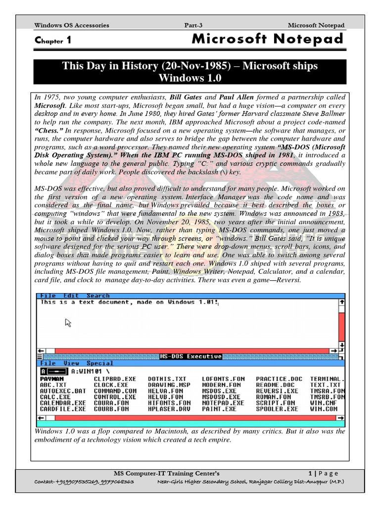 MS Notepad in Eng | Download Free PDF | Microsoft Windows | Microsoft Word