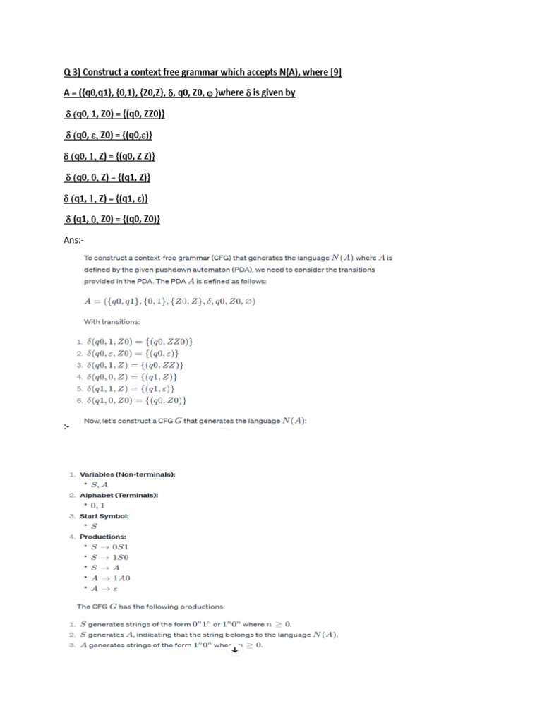 Toc April QP Solved | Download Free PDF | Linguistics | Grammar