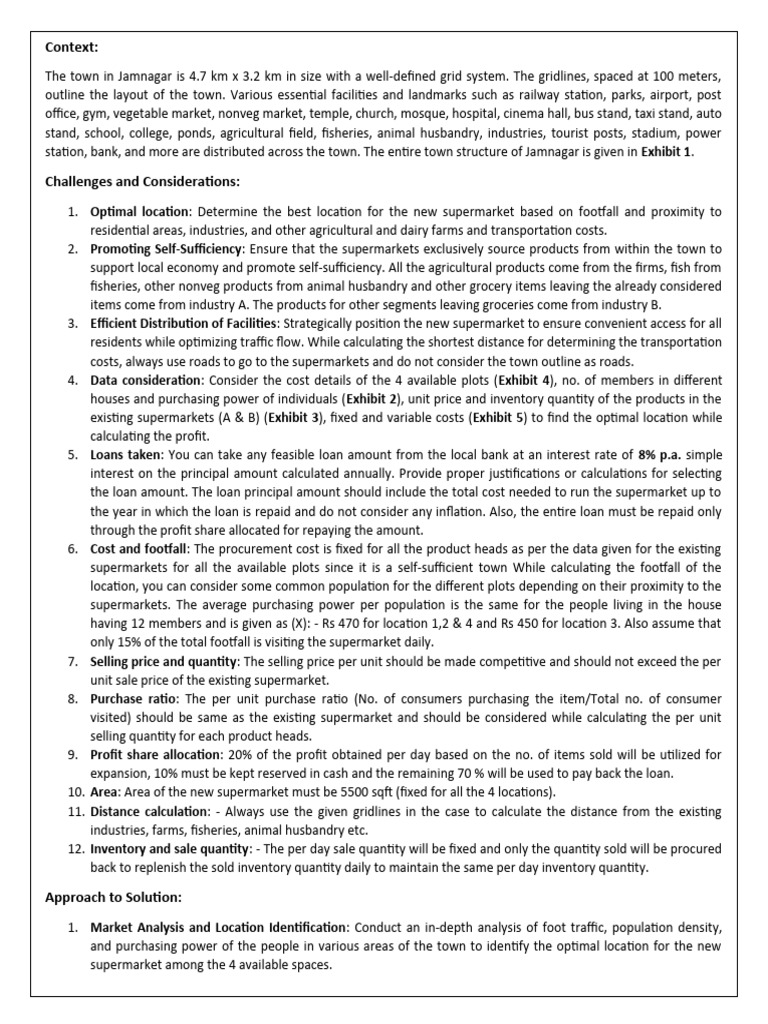 Case Study - Final Draft | PDF | Supermarket | Prices