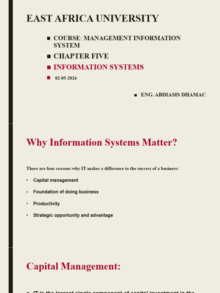 Chapter Four | PDF | Information System | Information