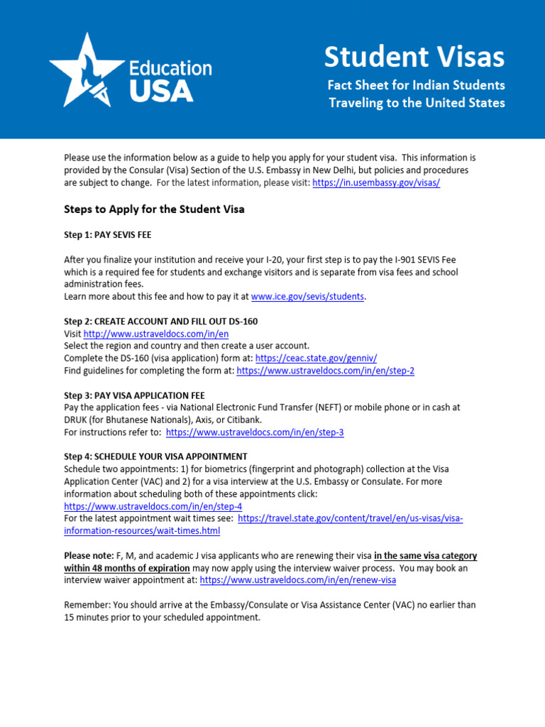 Student Visa Application Guide for India | PDF | Travel Visa
