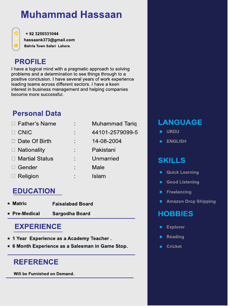 Muhammad Hassaan | PDF