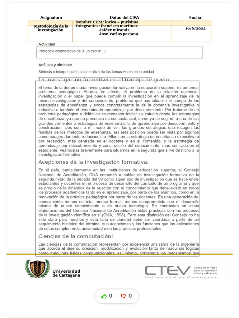 Protocolo Colaborativo Unidad 3 Compress | PDF | Software | Ingeniería de software