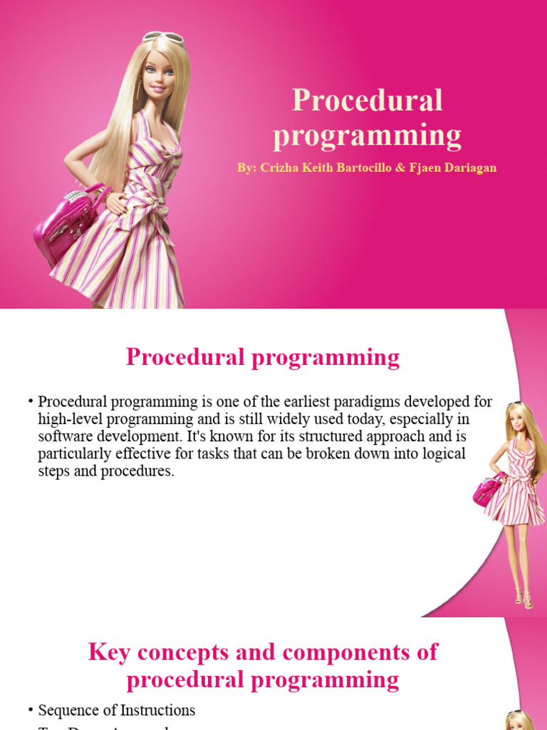 Procedural Programming | PDF | Computer Programming | Parameter ... Procedural Programming | PDF | Computer Programming | Parameter ...