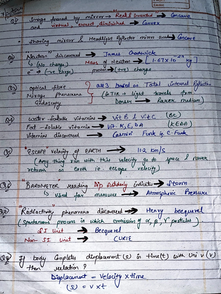 Static Science GK Part 1 | PDF