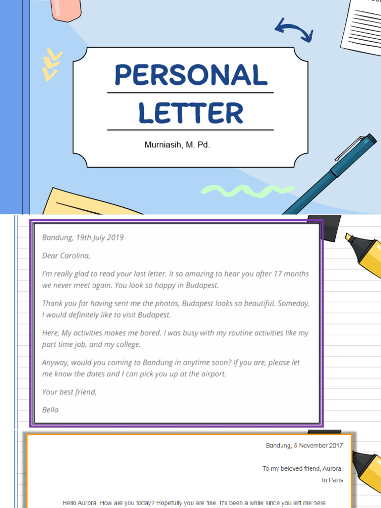 Personal Letter (Students) | PDF