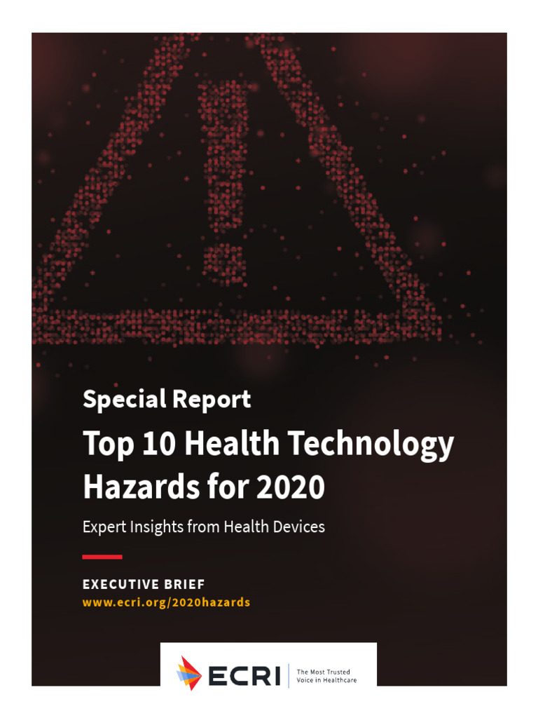 ECRI Top 10 Technology Hazards 2020 | PDF | Electronic Health Record ...