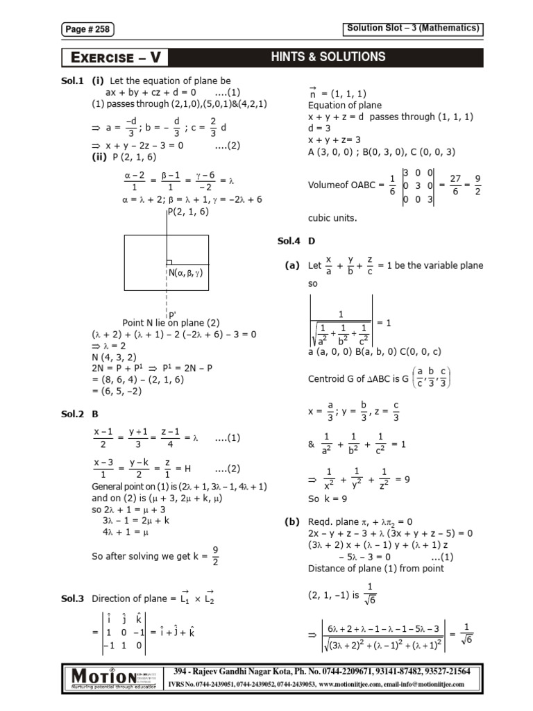 Exercise 5 | PDF | Equations | Line (Geometry)