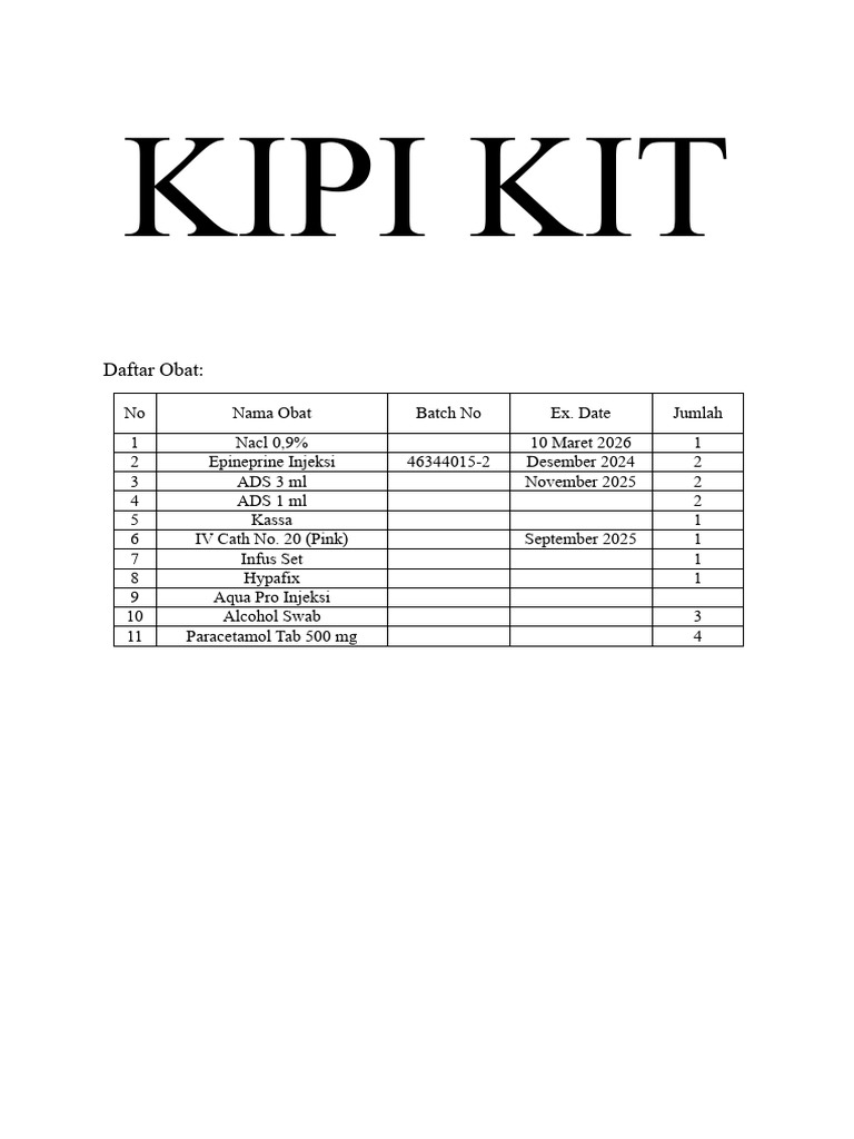 Kipi Kit | PDF