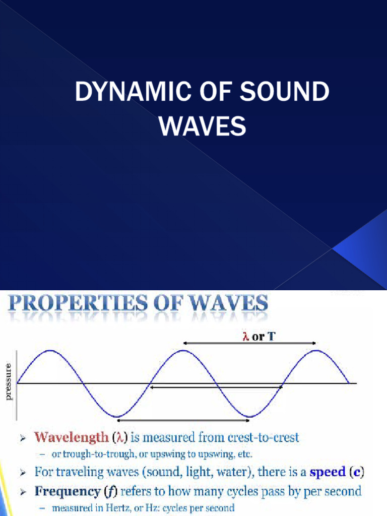 Dynamic of Sound Waves | PDF | Waves | Sound