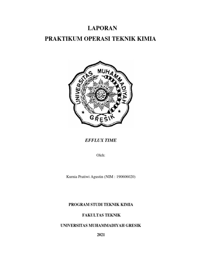 Pengukuran Efflux Time dalam Praktikum | PDF