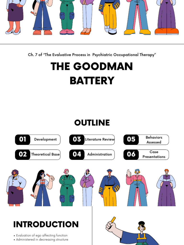 Goodman Battery in Occupational Therapy | PDF | Perception | Self Concept