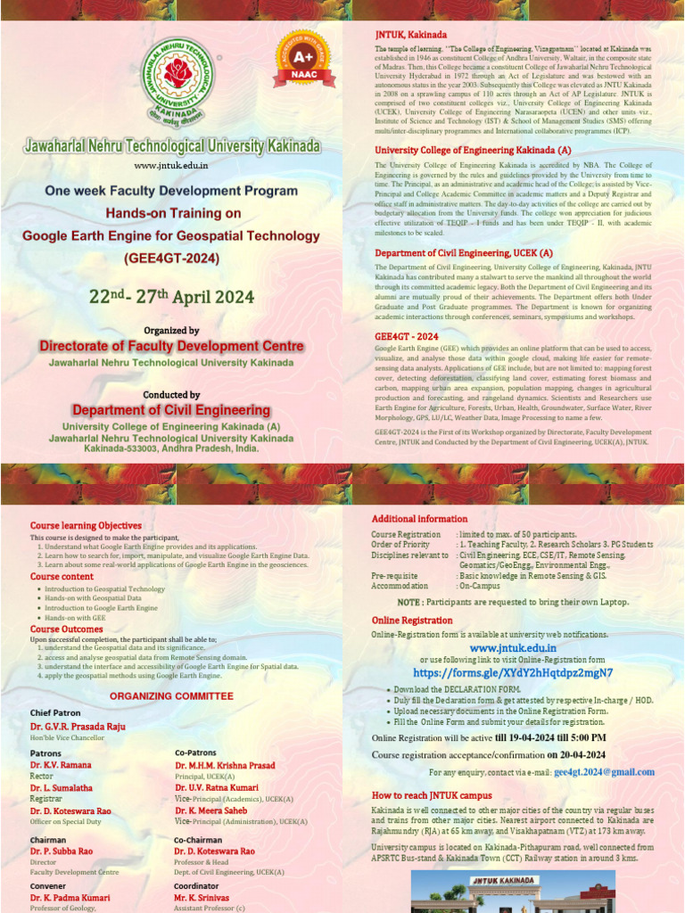 FDP GEE4GT 2024 Brochure | PDF | Science