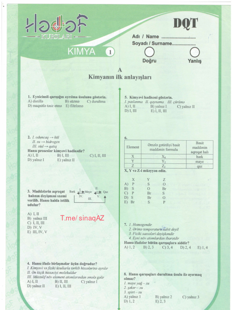 Kimya | PDF