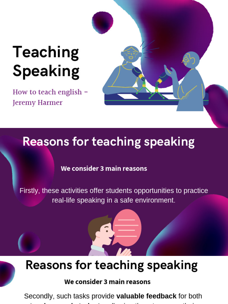 Teaching Speaking | PDF | Communication | Cognitive Science