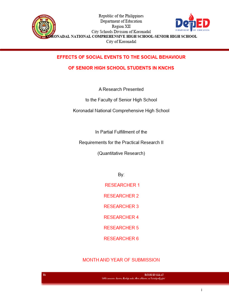 PRC Research 2 Final Paper Template | PDF | Intelligence | Social Skills