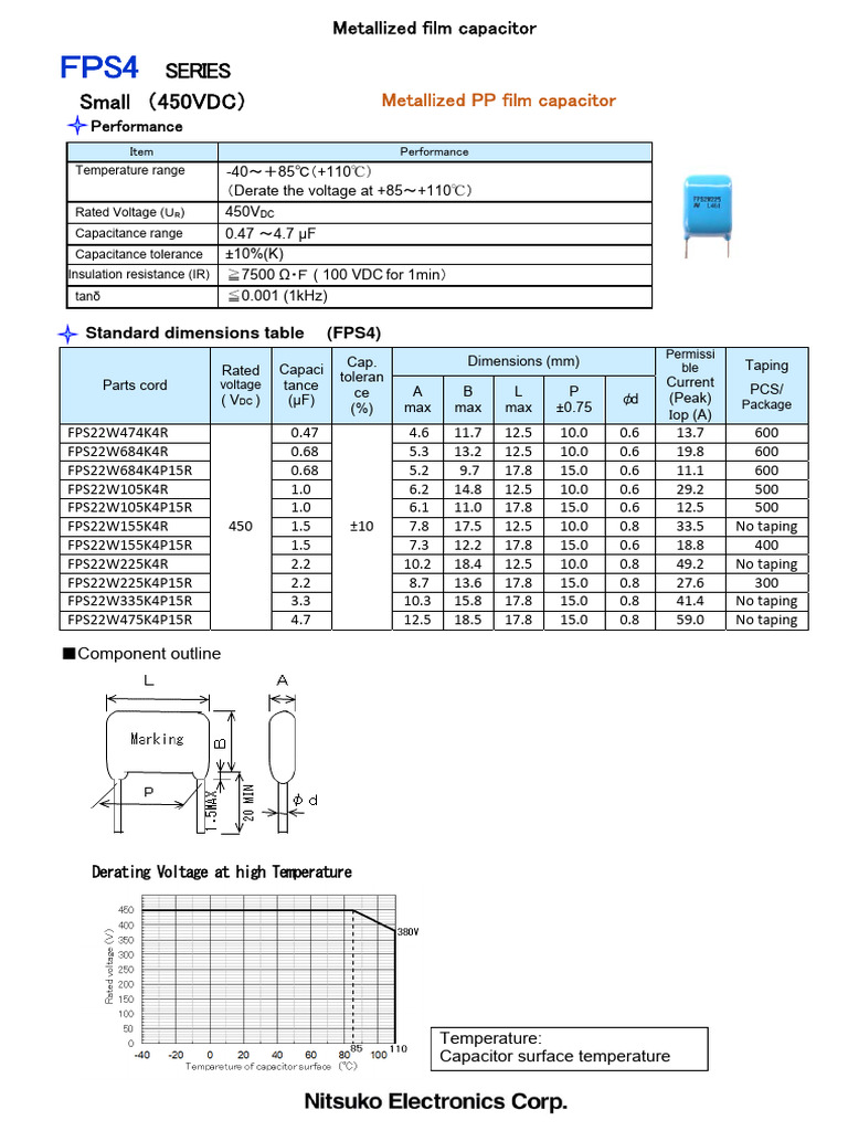 FPS4 e | Download Free PDF | Capacitor | Manufactured Goods