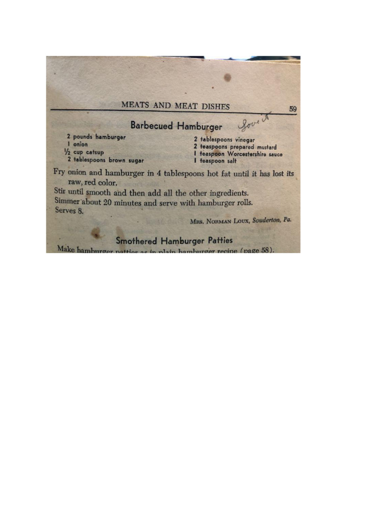 Meat Dishes | PDF