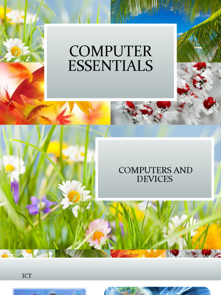 Computer Essentials - Part 1 | PDF | Application Software | Computer ...