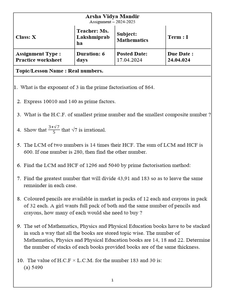 File - 1713366398 - Real Numbers - Poly | PDF | Prime Number | Numbers