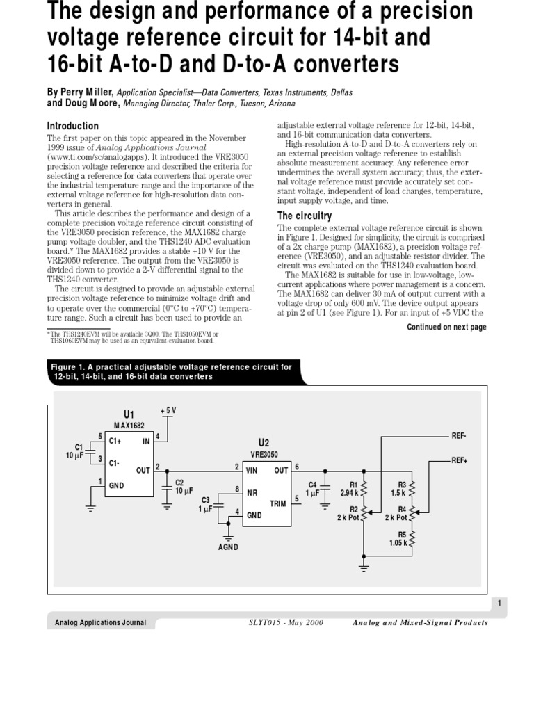 Precision Voltage Reference Circuit Design | PDF | Electronic Circuits ...