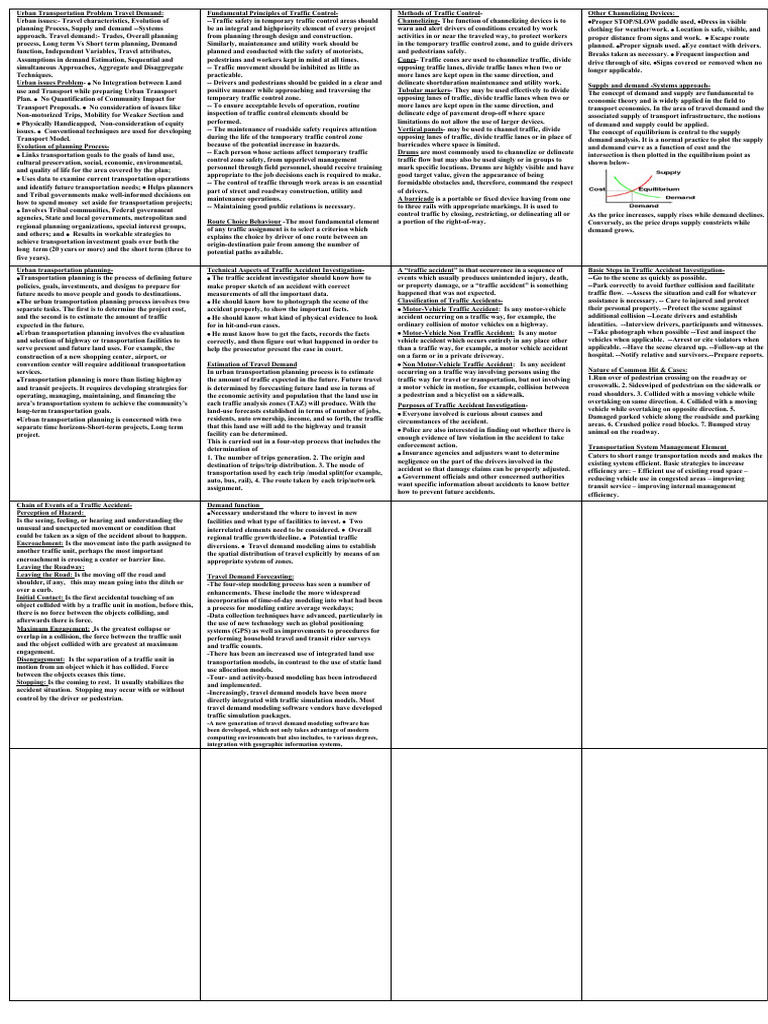 Transportation - III | PDF | Traffic Collision | Traffic