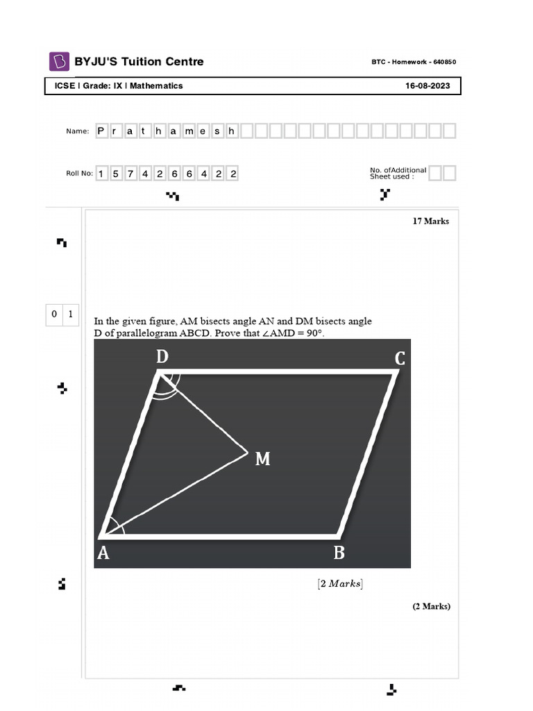 09_ICSE_Rectilinear Figures_Theory Lect_L1 | PDF | Elementary Geometry ...