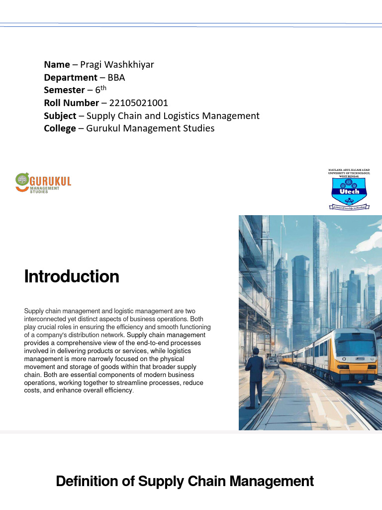 Logistics vs. Supply Chain Management | PDF | Logistics | Supply Chain ...